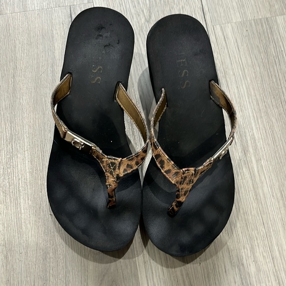 Guess | Shoes | Guess Wedges Flip Flops Sander | Poshmark